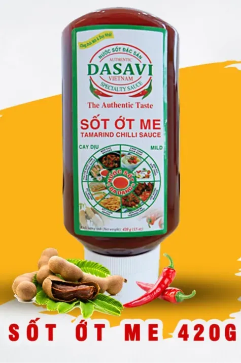 Dasavi Vietnamese Tamarind Chilli Sauce - Sot Ot Me 15oz | Dakoli